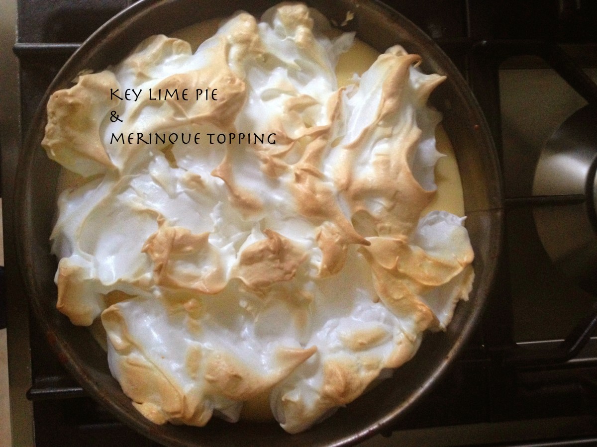 Key Lime Pie & Meringue Topping